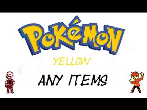 Pokemon Yellow - How To Get Every Item | GameShark Codes