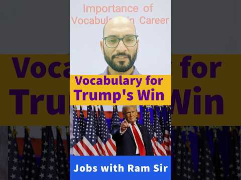 Vocabulary For Trump's Win #ramsir #jrs #english