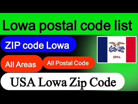 Lowa postal code list with name