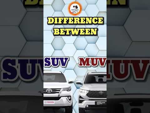 Difference between SUVs and MUVs 🔥🔥 #shortsfeed #shortsviral #ridewars