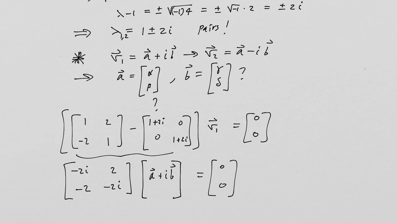 Complex eigenvalue example