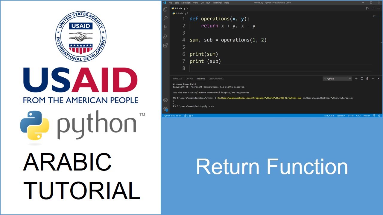 10 Return Function - Arabic Python Tutorial