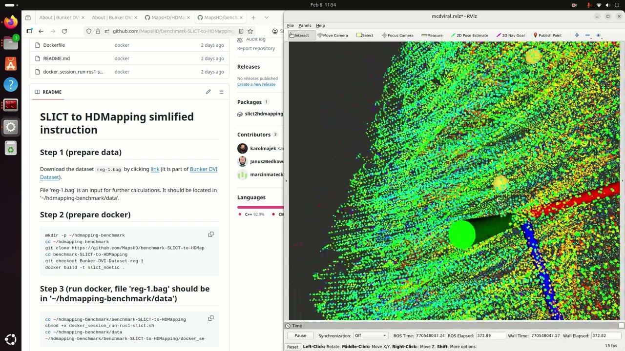 Benchmark SLICT to HDMapping, https://github.com/MapsHD/HDMapping