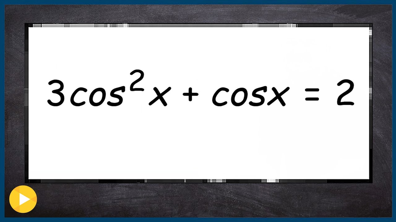 Exam Review   How to determine the number of solutions for a trigonometric equation