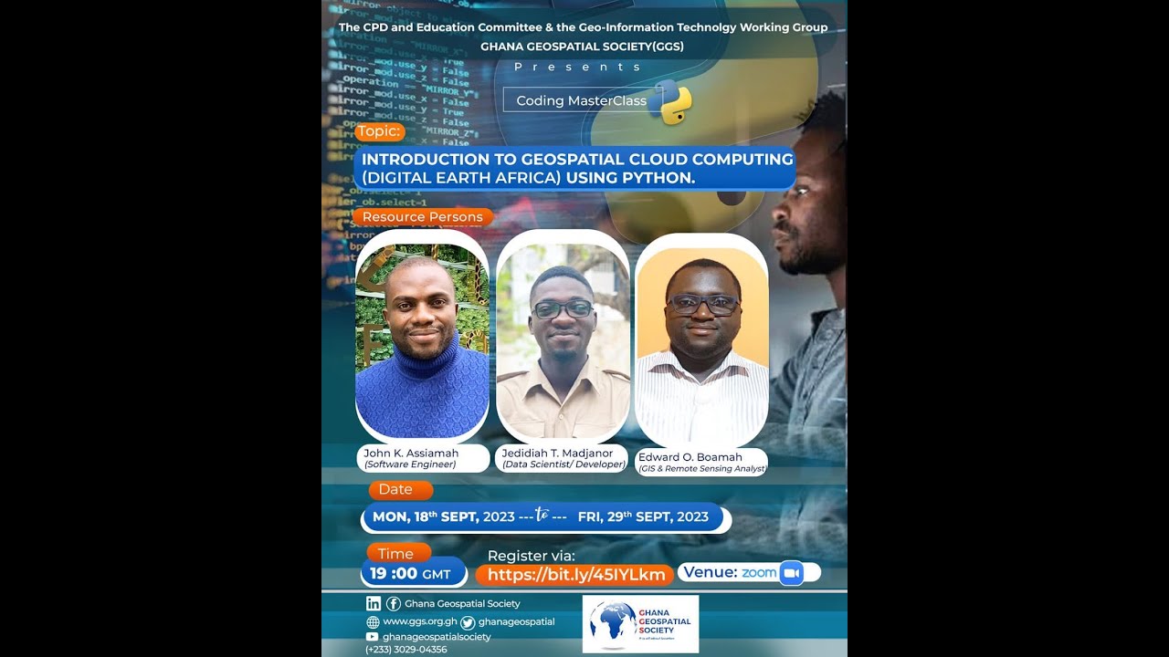 Introduction To Python Programming For Geospatial Cloud Computing