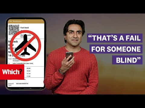 Which airline apps fail blind people? - Which?