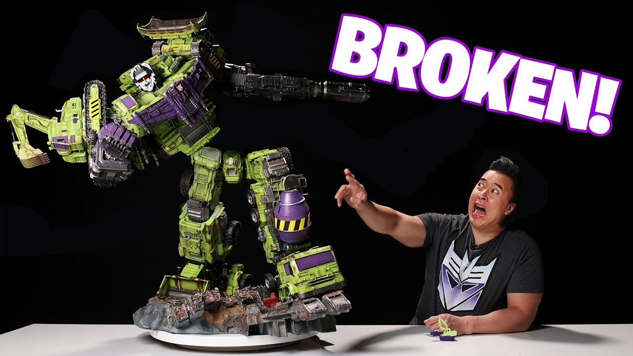 MY $3000 TRANSFORMER IS BROKEN!!! Imaginarium Art Devastator Assembly with Issues!