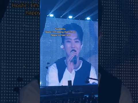 Hoshi making everyone laugh with his English ment #hoshi #woozi #carat #caratland #svt #kpopshorts