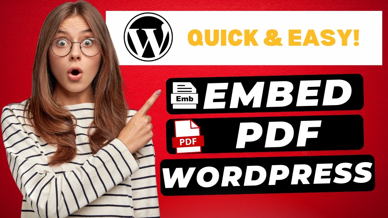 How To Embed PDF In WordPress 2026 🔥 - (FAST & Easy!)