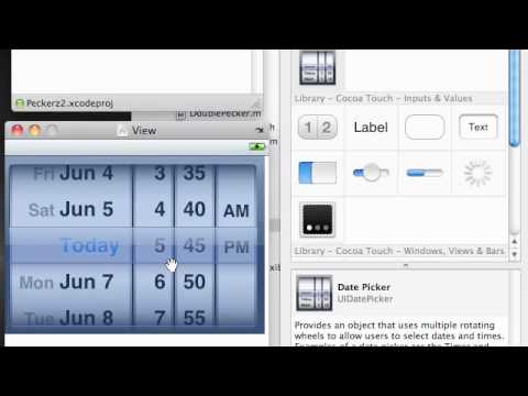 Iphone Development Tutorial 29 Adding The Picker Video Lecture It