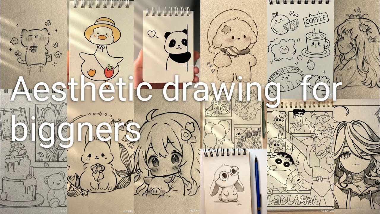 Easy Aesthetic Drawings for Beginners 🎀 | Simple & Cute Drawing Ideas