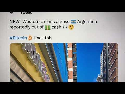 Western Unions across 🇦🇷 Argentina reportedly out of cash