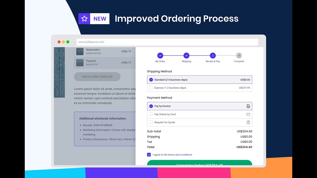 SparkLayer   Improved Ordering Process