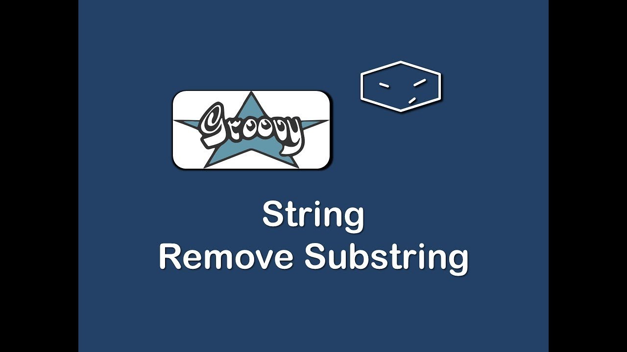 string remove substring in groovy
