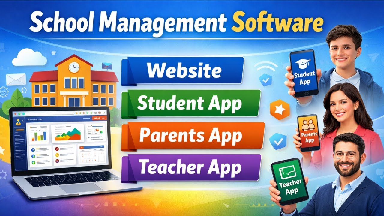 How to make school management app in android studio | Create a school management system software