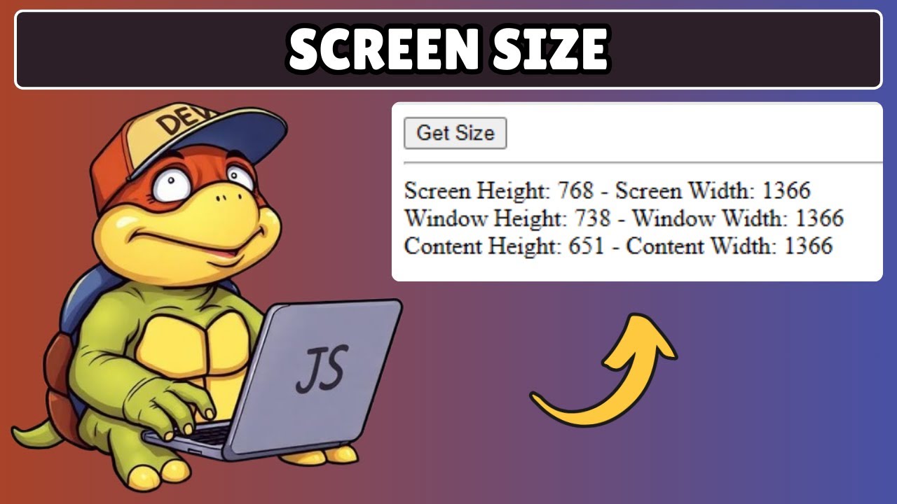 How to Get Screen Size using Javascript