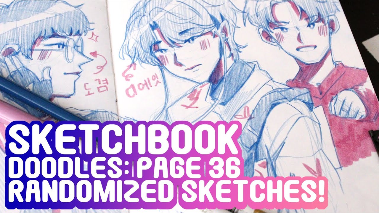 Sketch With Me! Randomized Sketches |Sketchbook Doodles: Page 36|