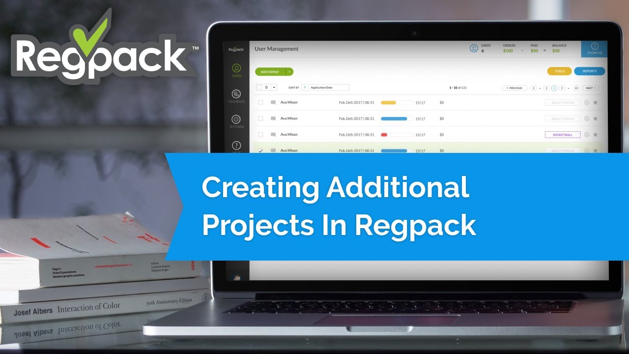 Copy or Create a New Project in Regpack