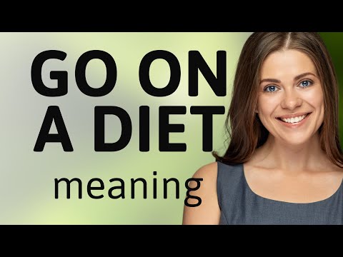 Unlocking English: The Real Meaning of "Go on a Diet"