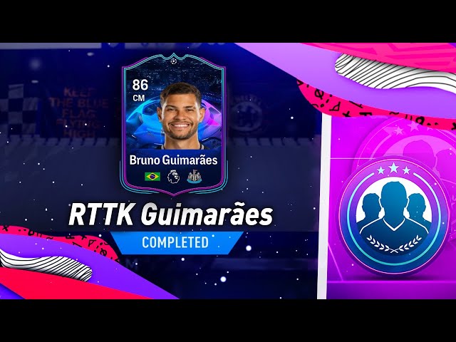 Bruno Guimaraes RTTK SBC: EA FC 24 Bruno Guimaraes RTTK SBC - How to complete, cheapest cost ...