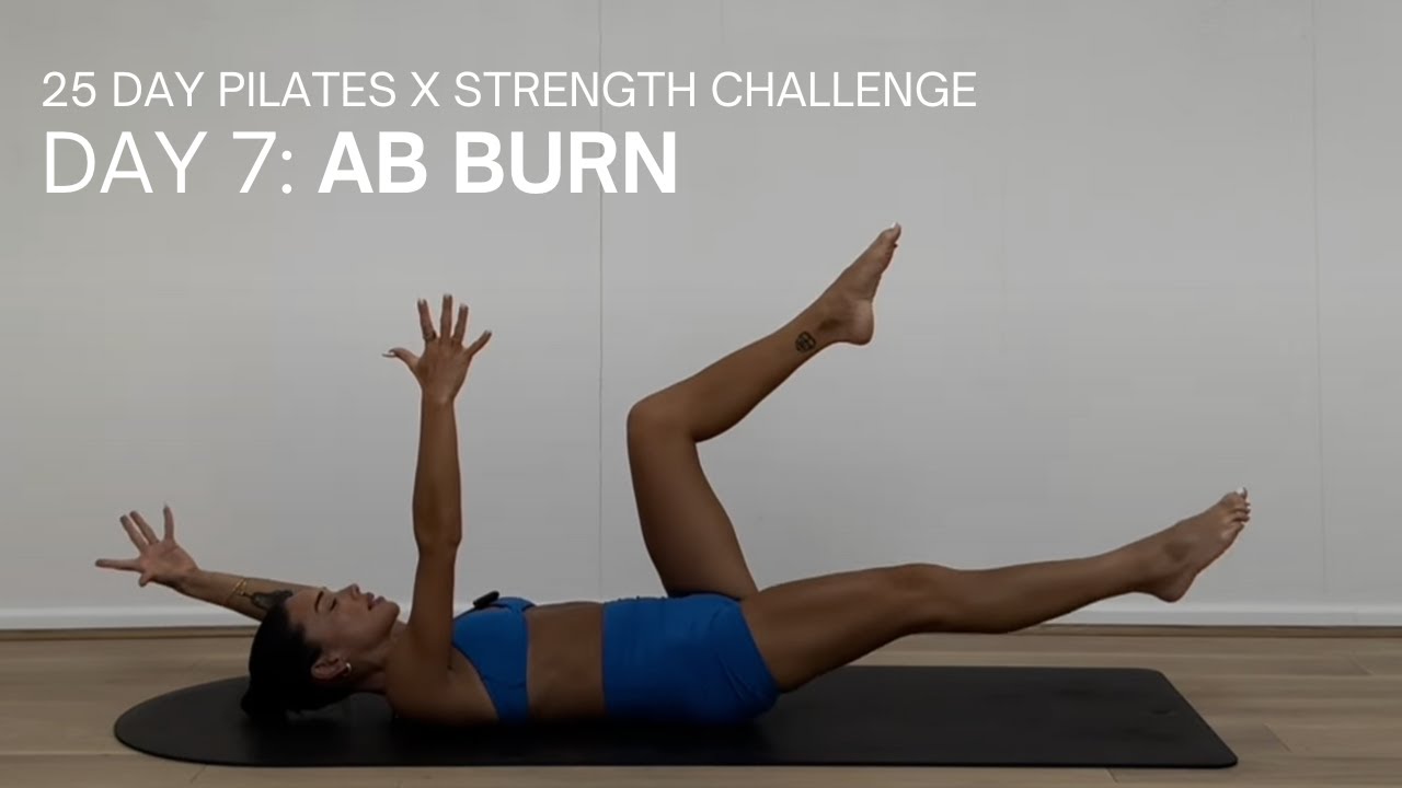 25 DAY PILATES CHALLENGE | DAY 7 | 20 MINUTE AB BURN | No Equipment Core Workout | Abs and Waist