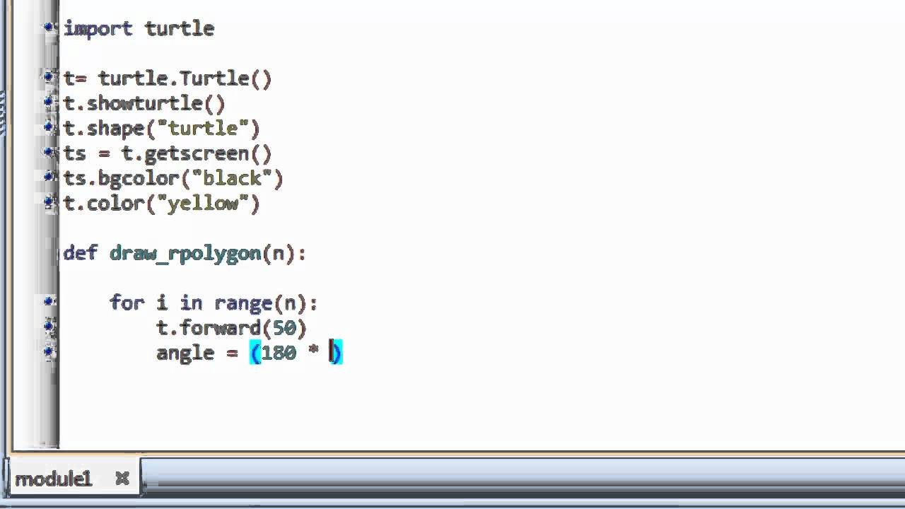 Python Programming: Generalizing Procedures