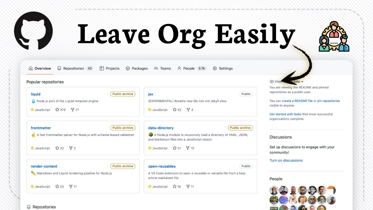 how to leave an organization in GitHub (Exit Guide)