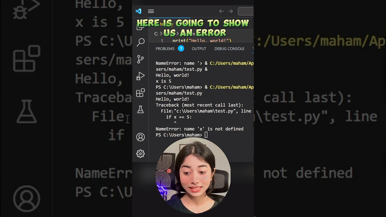 How to fix Syntax Error in Python✅ #shorts #youtubeshorts #error #python