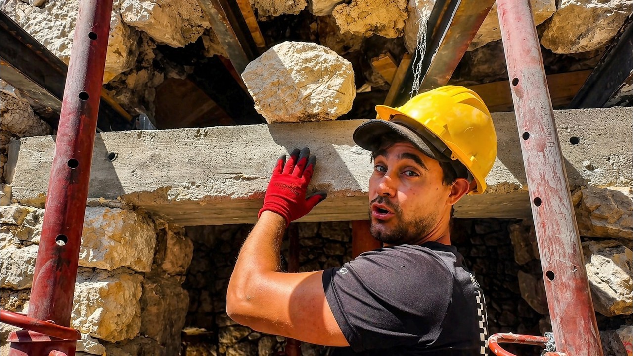 Finishing the Doorway: Turning a Solid Stone Wall Into an Entrance | Ep. 26