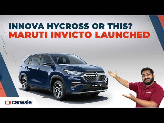 Maruti Invicto Launched in India | vs Toyota Innova Hycross? | CarWale ...