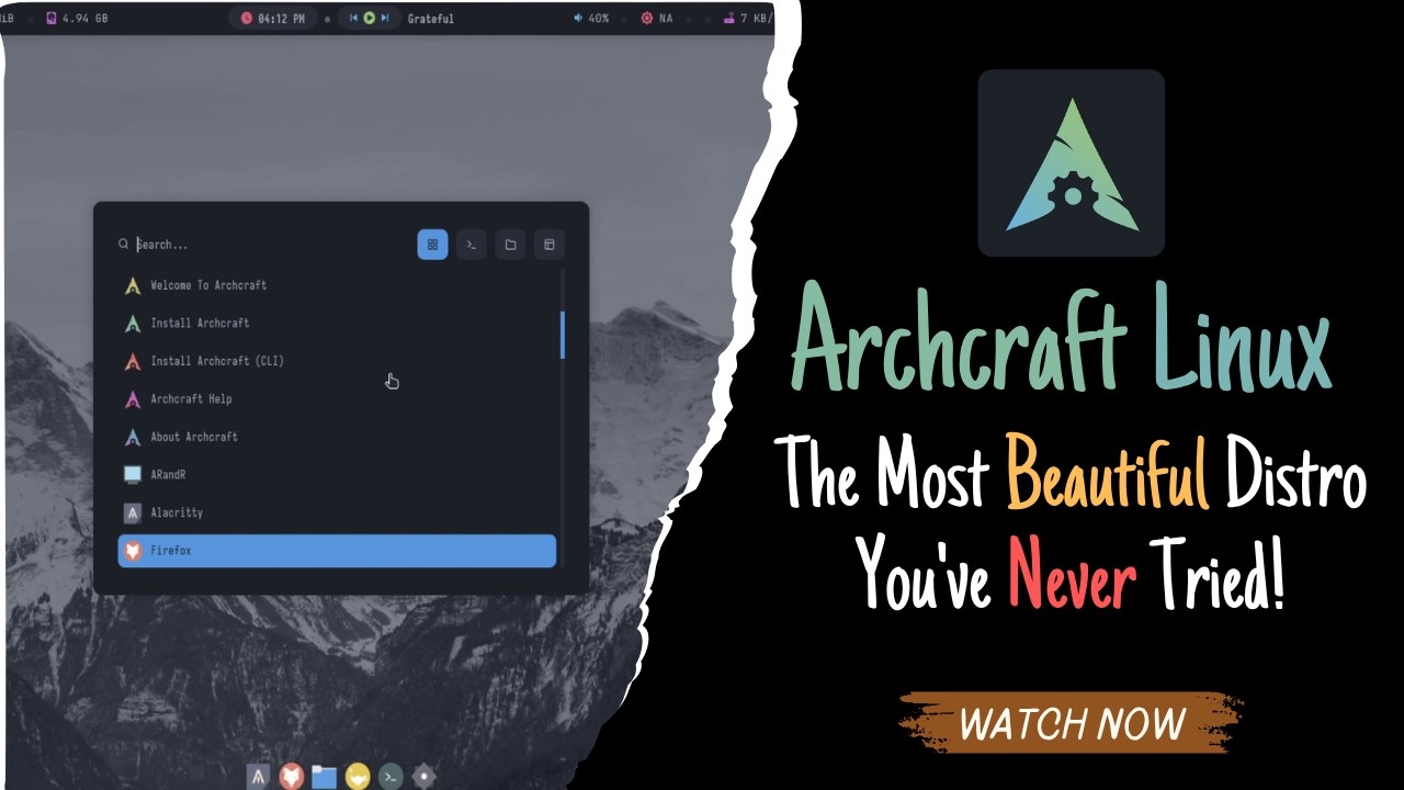 Archcraft Linux — The Most Beautiful Distro You've Never Tried!