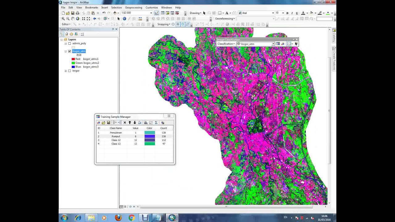 Training Sample [Tutorial ArcGIS]