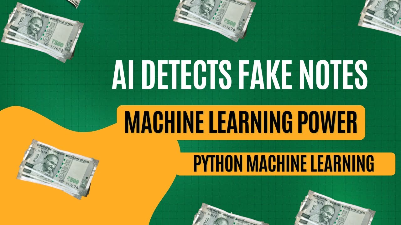 AI Powered Fake Currency Detection System using Python Machine Learning  Final Year Project