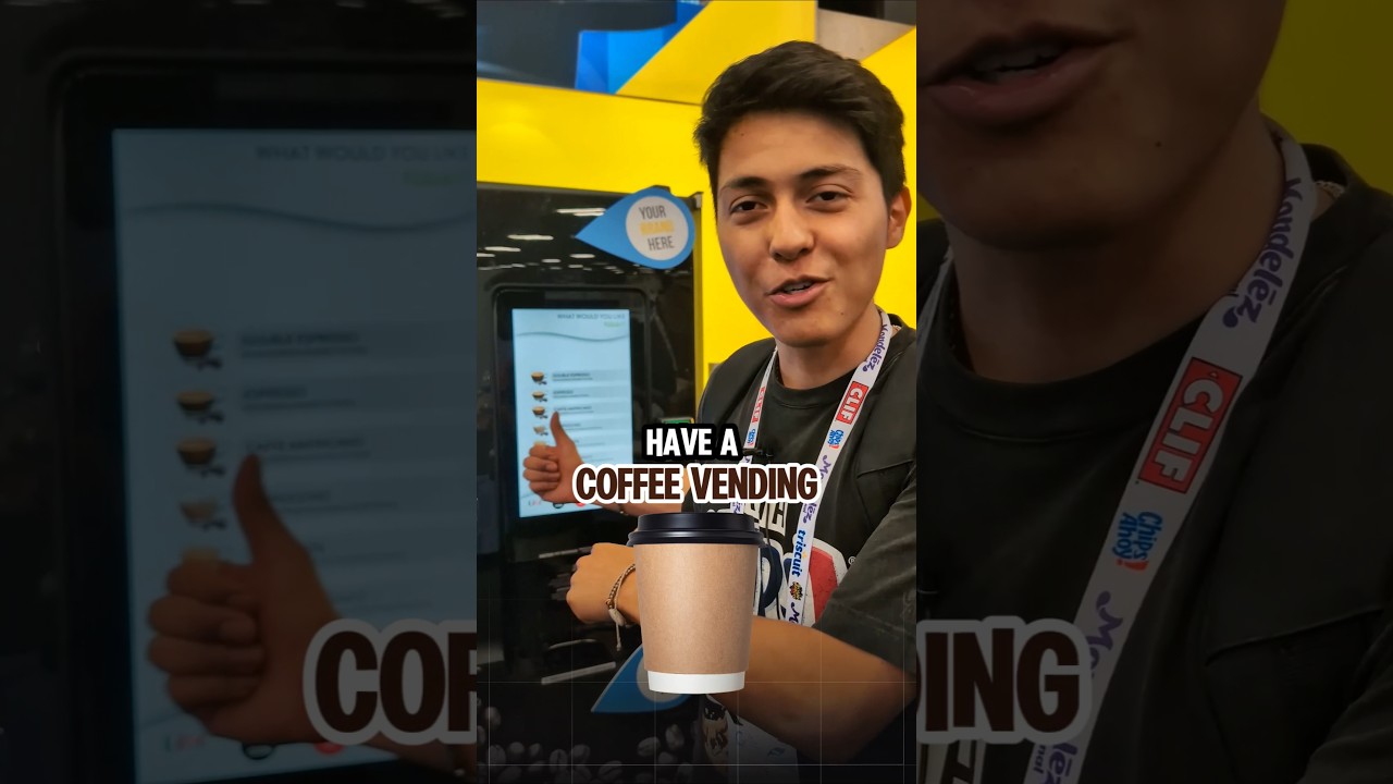 Coffee from a vending machine! 😋☕ #coffee #vendingmachine