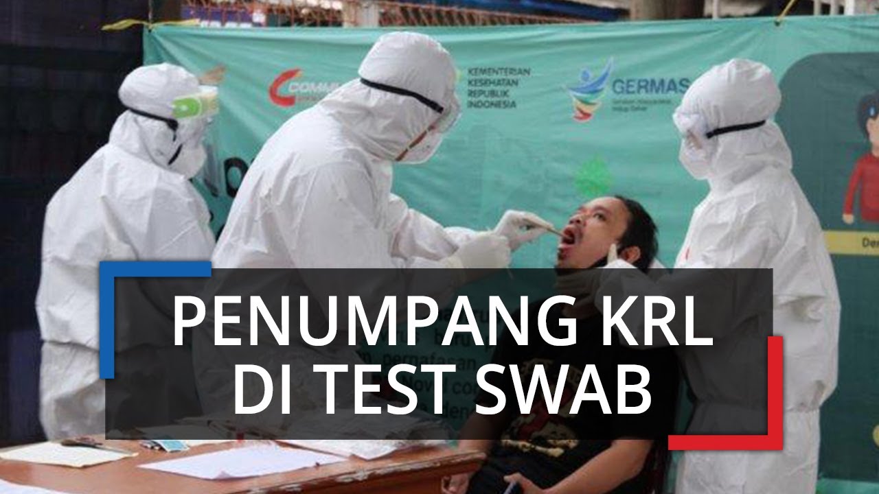 Ratusan Penumpang KRL di Stasiun Bojonggede Dites Swab dan Rapid Test ...