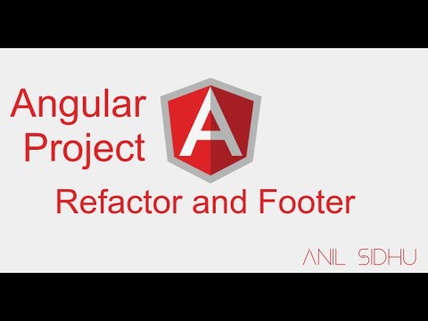 Learn Angular project 12 Footer and refactor - Mind Luster