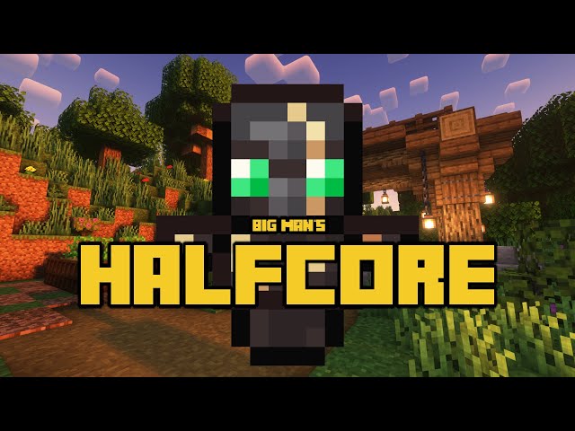 Big Man's HALFCORE | Semi-Hardcore Lives System Datapack Minecraft Data Pack
