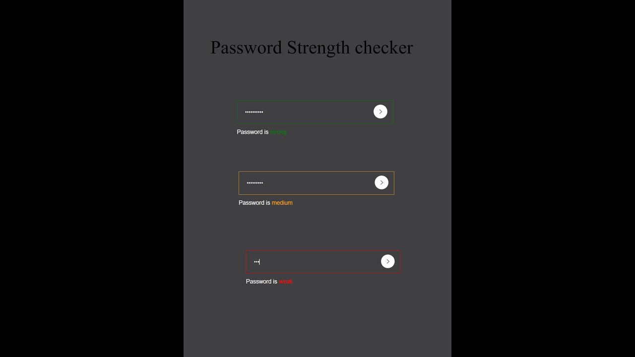 Password Strength Checker