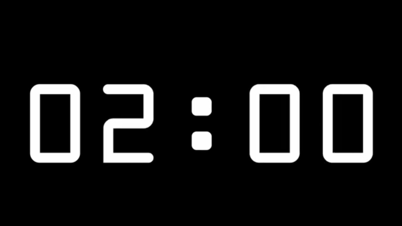 2 Minute Timer with Alarm (Count Up Stopwatch)