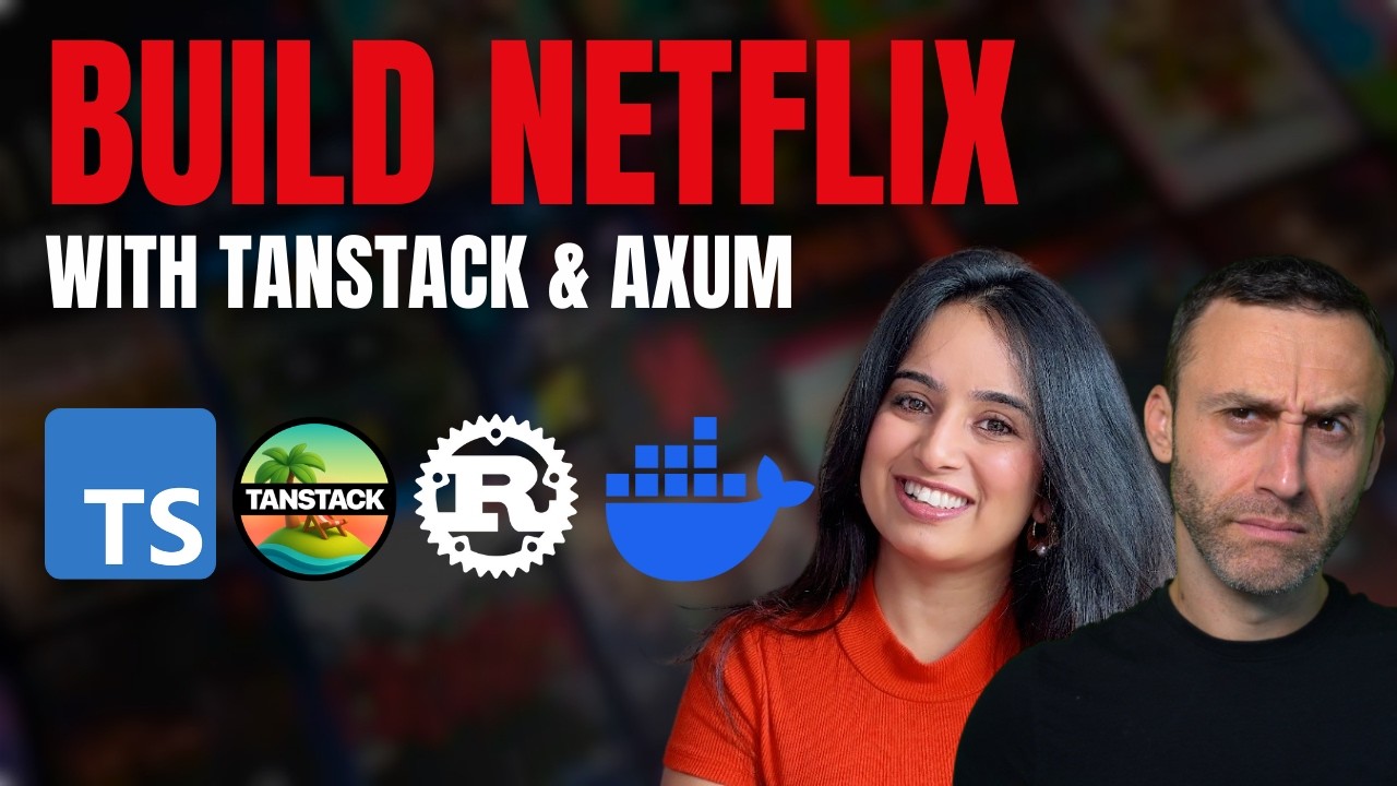 Build a Netflix Clone with Rust & React using RustRover (Axum and Tanstack Full Stack Tutorial)