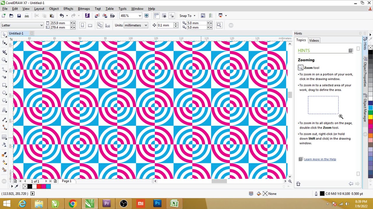 Unique Pattern Design In CorelDraw