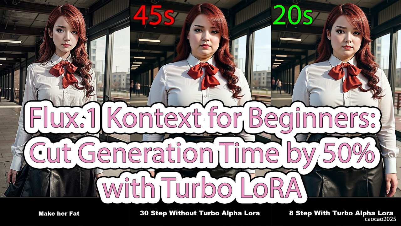 2X Faster Flux.1 Kontext! Generate High-Quality Images in 8 Steps (Tutorial)