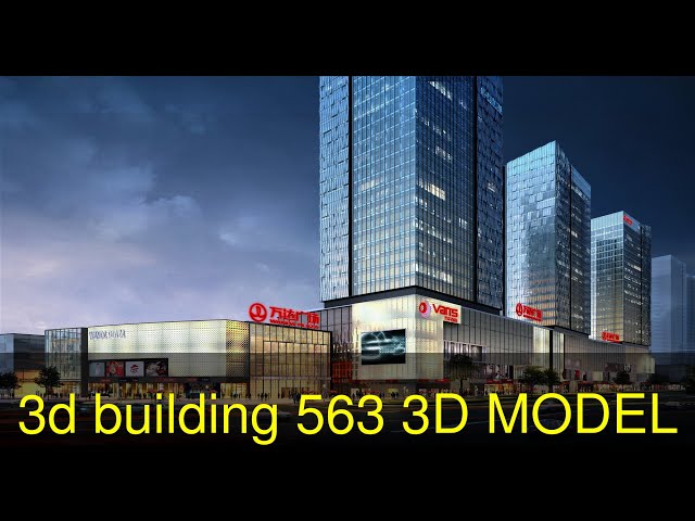3d building 563 3D Model - FlatPyramid