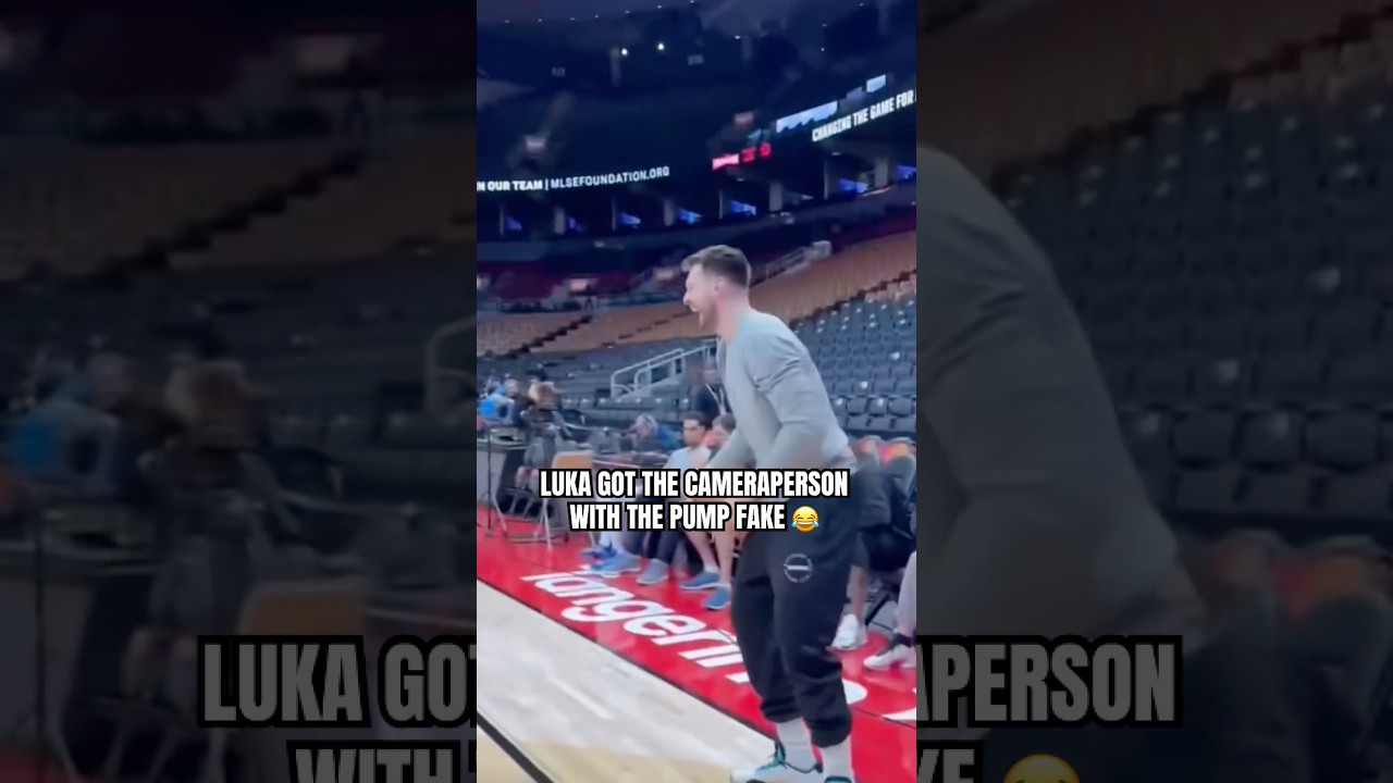 Luka pump faked the camera 😂 (via @mavericks)