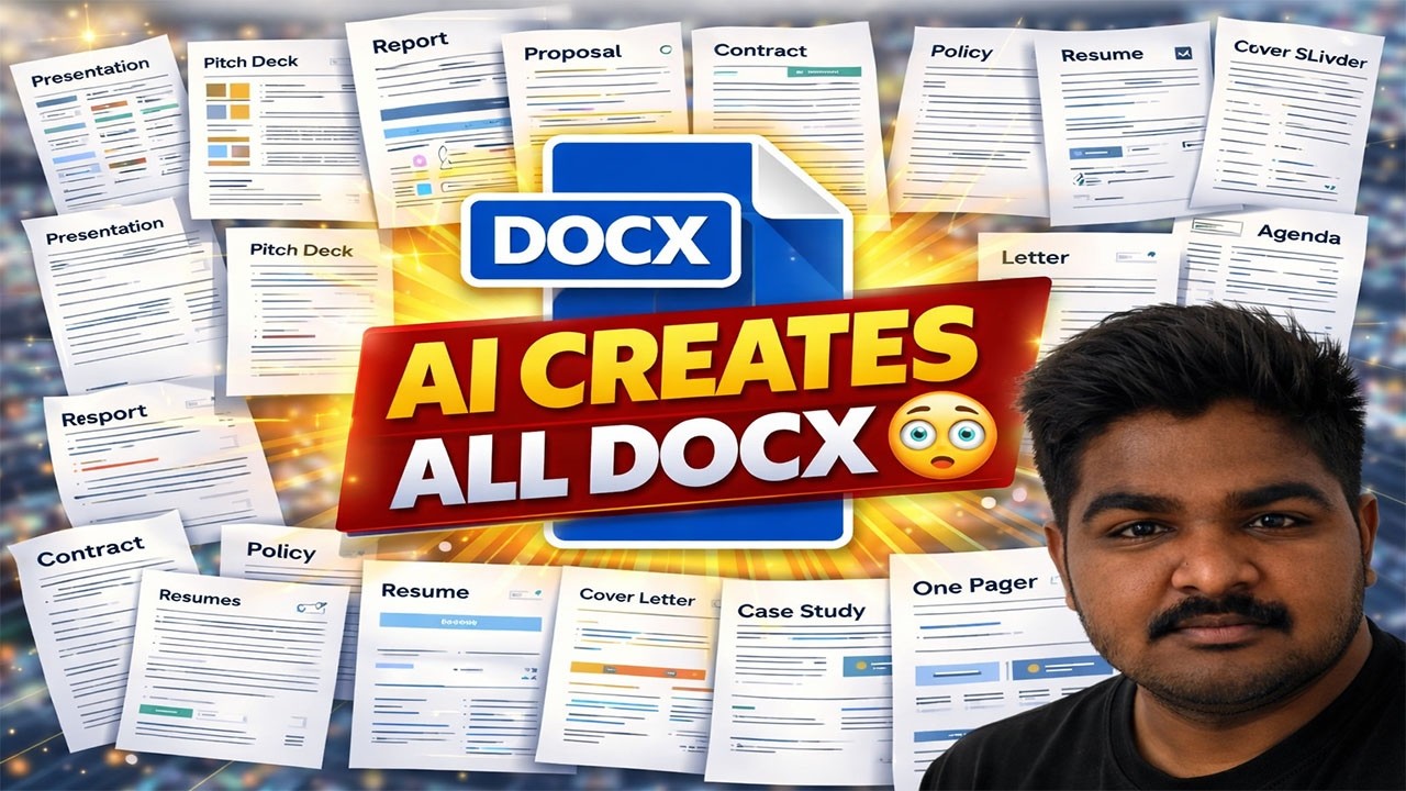 👉 AI Creates All Documents in Seconds 😳 | DOCX Generator (Free Tool)