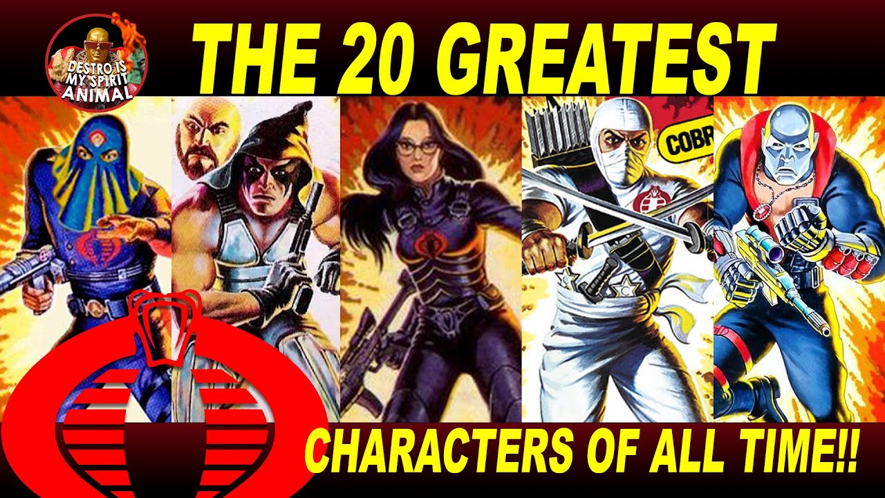 20 Greatest Cobra Characters  -- RANKED!