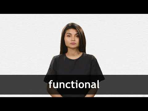 FUNCTIONAL 释义 | 柯林斯英语词典