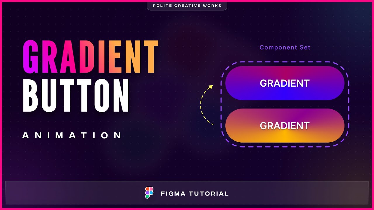 Creating Stunning Gradient Button Animation in figma | Step-by-Step Tutorial