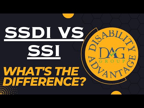 SSDI Vs SSI - What's the difference?