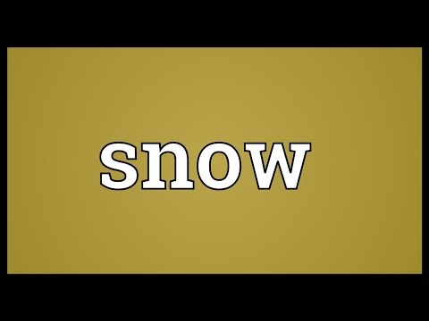 Snow Meaning